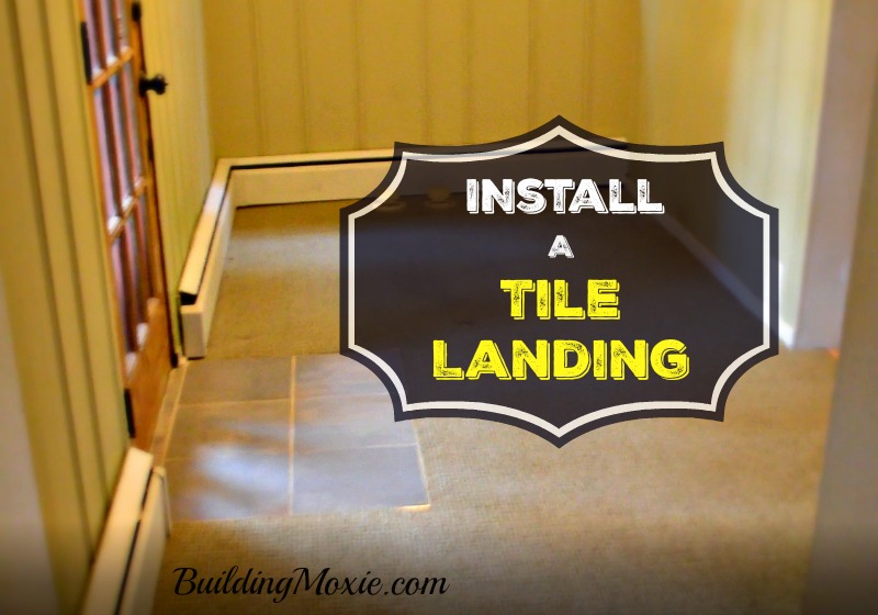 Installing a Tile Landing (Plus Raising a Door Sill) :: Building Moxie
