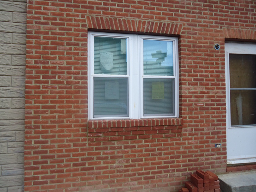 Removing Formstone and Building a Brick Facade Baltimore