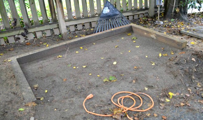 Building a Trash Can Pad :: Another Landscape Challenge Solved